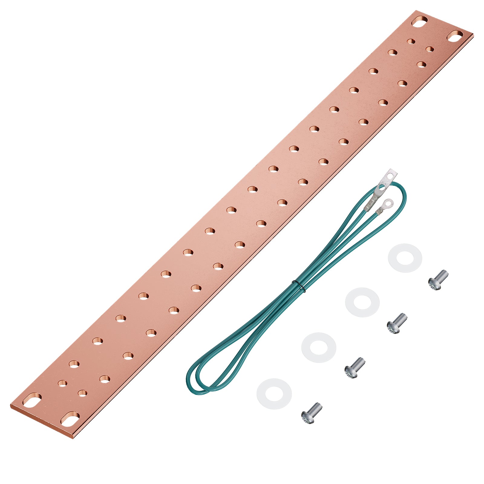 19" Untapped HORIZONTAL COPPER BUSBAR With Hardware Kit – GOUNENGNAIL ...